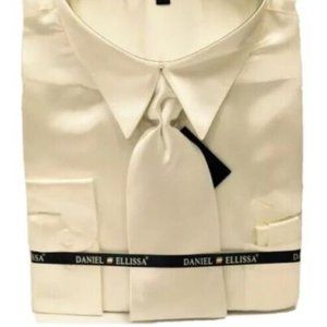 Daniel Ellissa | Shirts | Daniel Ellissa Mens Satin Formal Dress Shirt ...